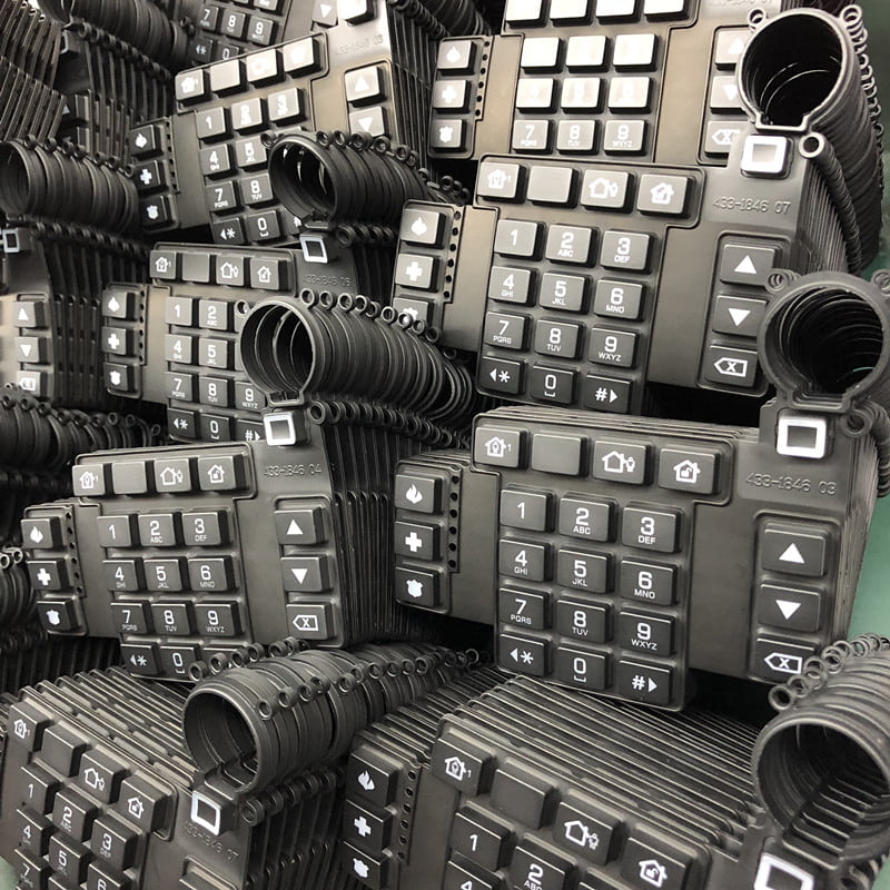 Silicone rubber keypads for security system. | Simcone Technology